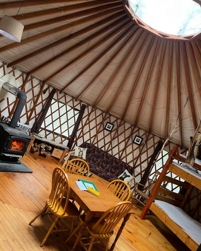 Maine Forest Yurts - Children & Dogs Stay Free - Visit Freeport