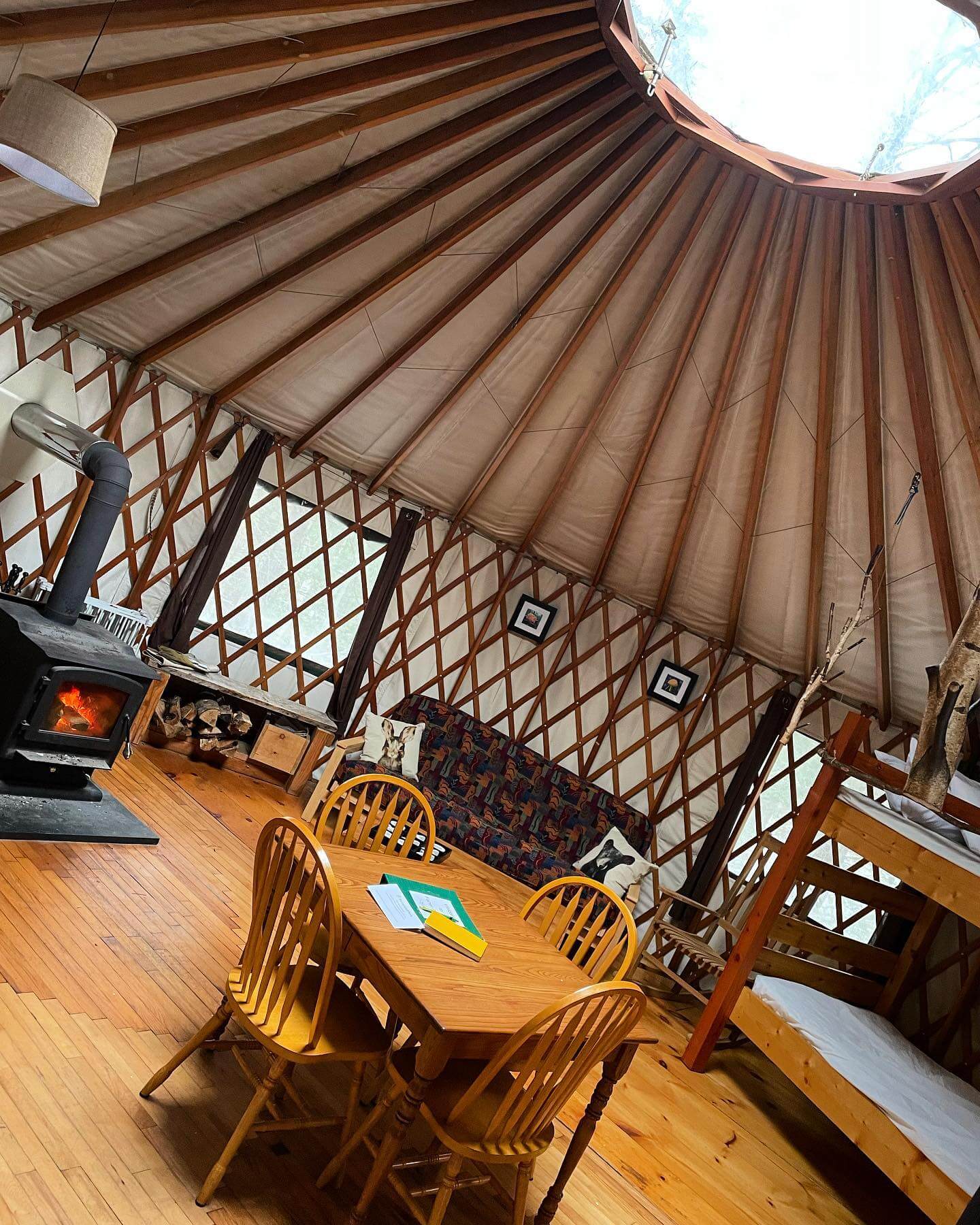Maine Forest Yurts - Children & Dogs Stay Free - Visit Freeport