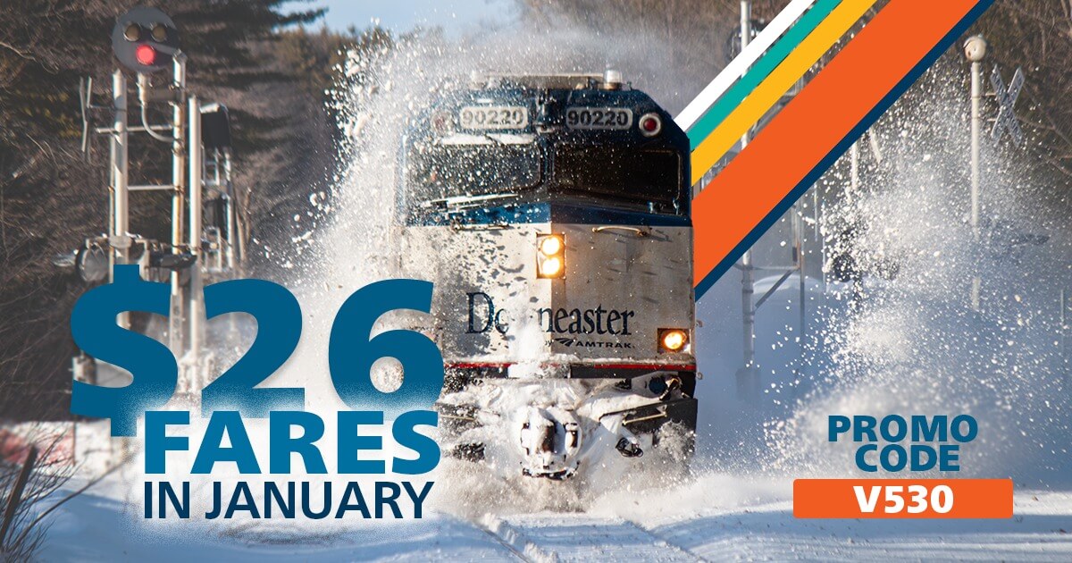 Amtrak Downeaster - New Year, New Adventures, Still Cozy - Visit Freeport