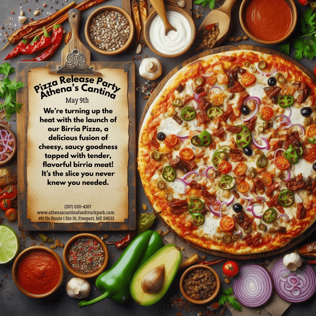 Athena's Cantina - Pizza Release Party - Visit Freeport