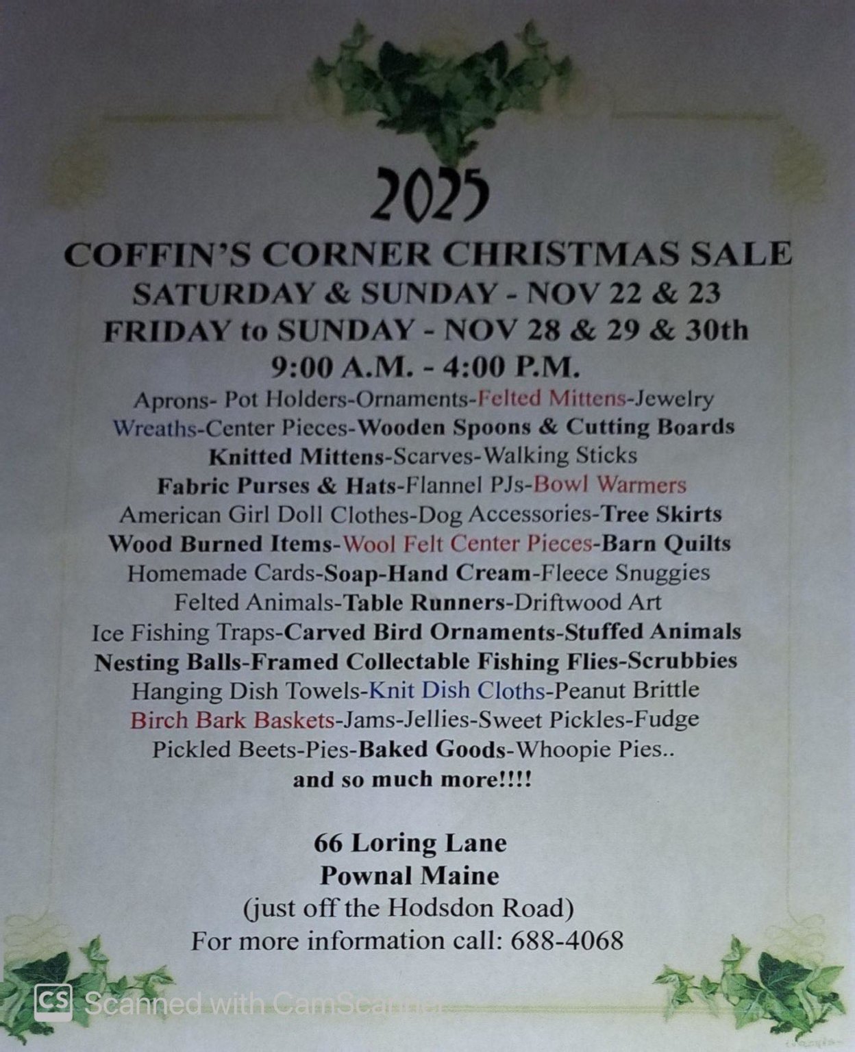 Coffin's Corner Christmas Sale - Visit Freeport